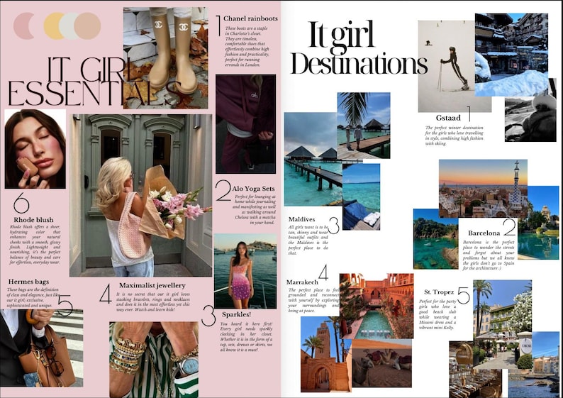 Birthday Magazine Template - Etsy