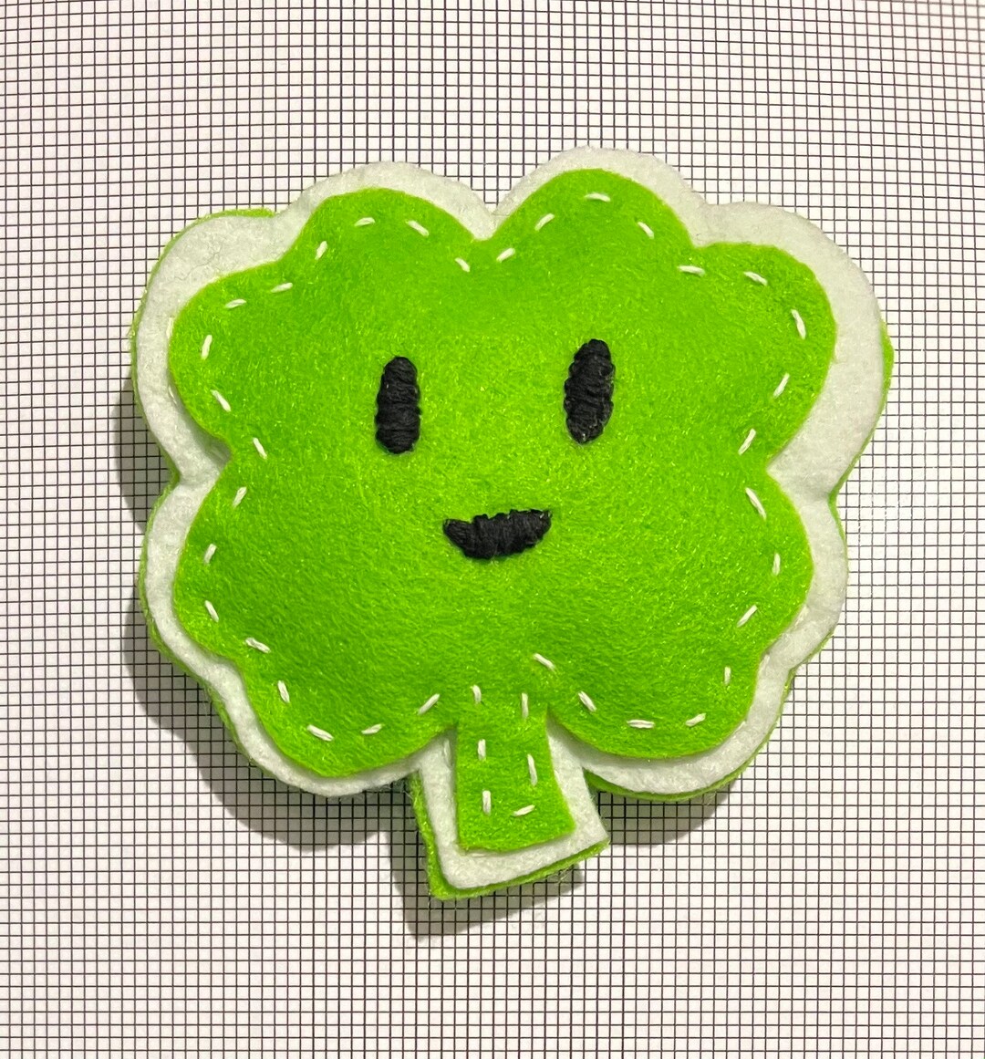 Cara Clover Downloadable Pattern PDF for DIY Handmade Felt Lucky Four ...