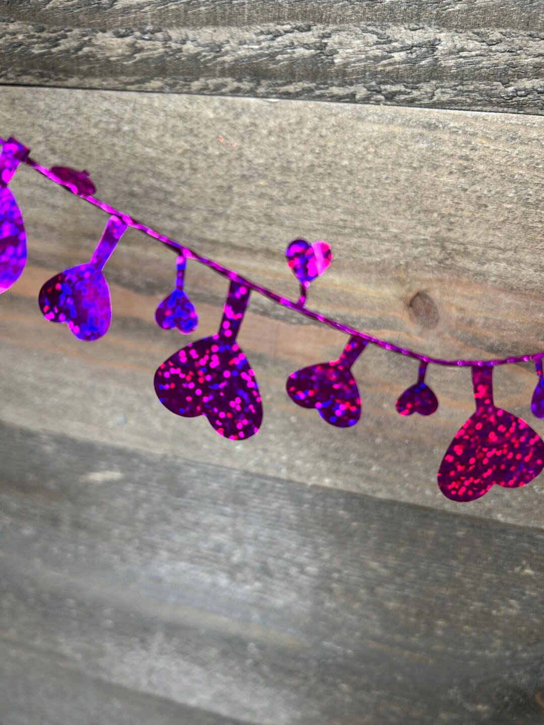 Garland Tinsel 25 Feet Valentines Day Decor 1 Piece - Etsy