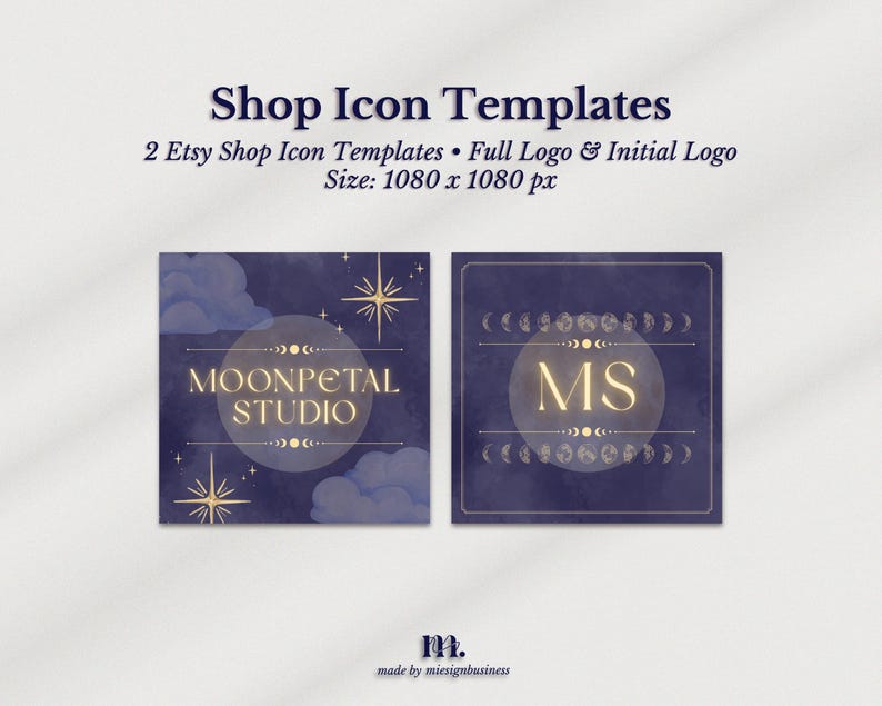 Etsy Shop Kit Bundle, Canva Template, Etsy Banner Template, Basic ...