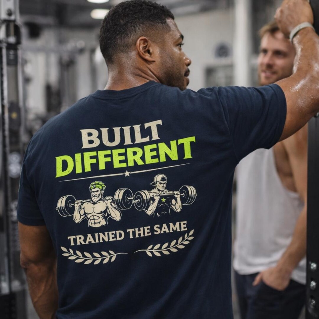 Built Different Trained the Same Gym Shirt | Old School Bodybuilding ...