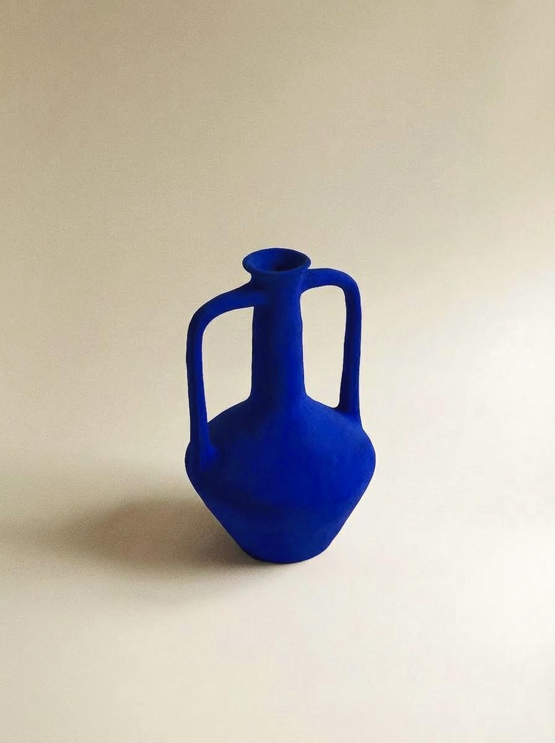Handmade Majorelle Blue Vase – Moroccan Terracotta Art Decor. - Etsy