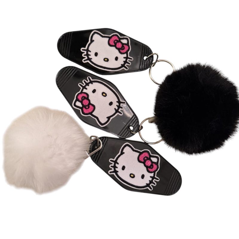 Hello Kittys Key Chain - Etsy