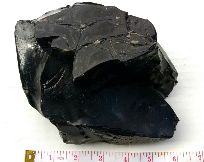 Utah Obsidian Stone, Tumbling Rough, Rock for Cutting and Polishing ...
