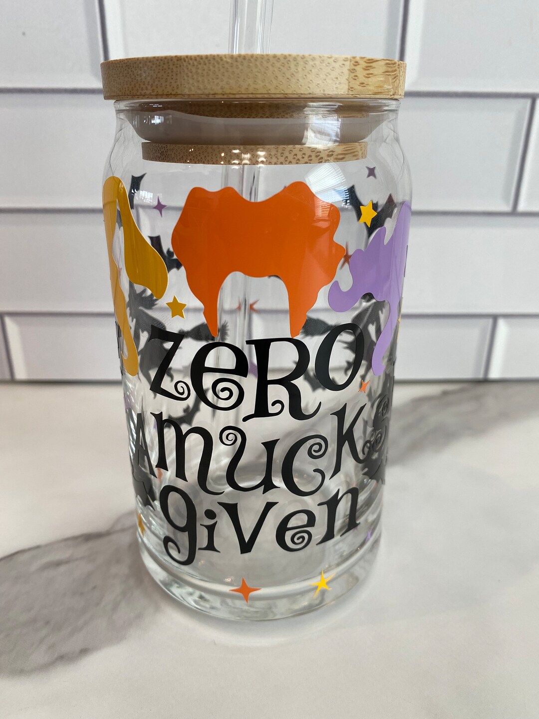 Witches 3 Witches Three Sisters Hocus Halloween Glass - Etsy