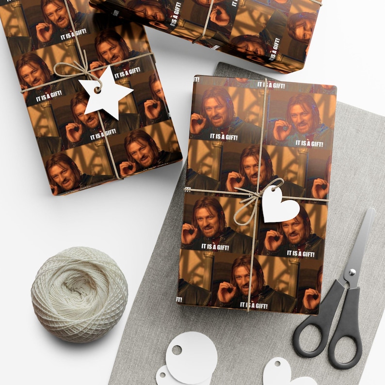 Boromir Meme It is a Gift Wrapping Paper Lord of the Rings Funny LOTR ...