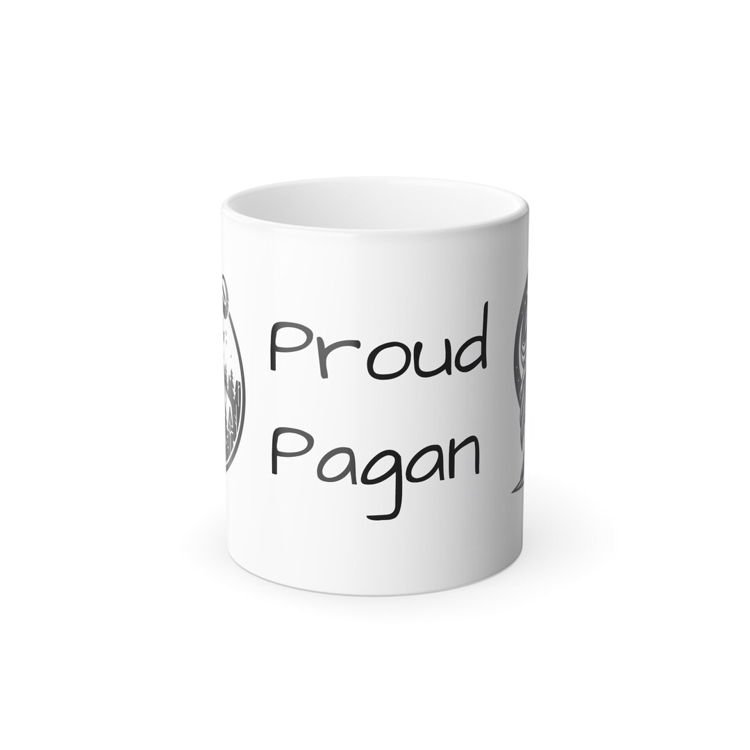 Proud Pagan Color-changing Mug With Horned God & Moon Goddess Imagery ...