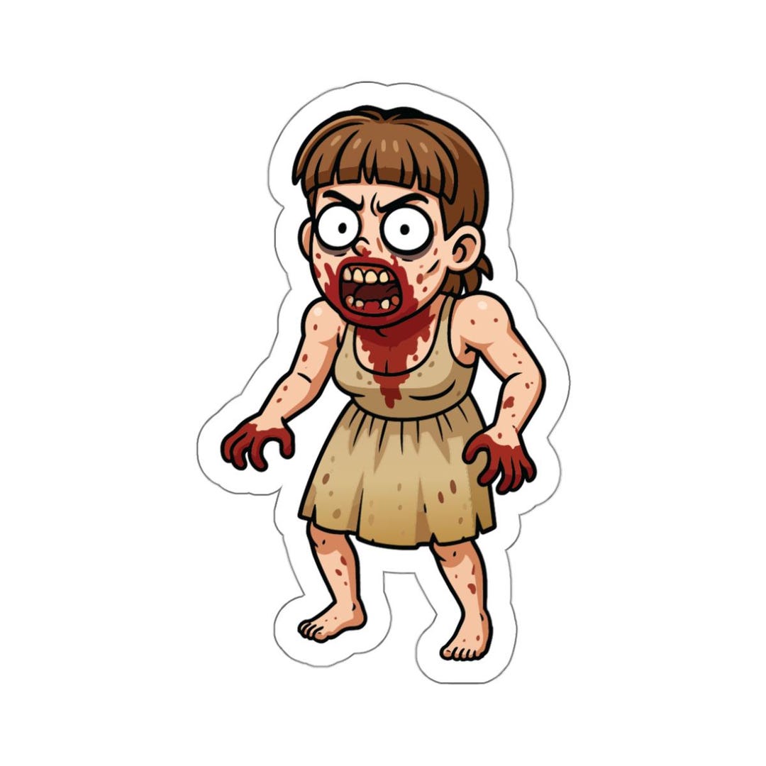 Putrid Girl Zombie Sticker | Zombie Arlene Vinyl Decal | 7 Days to Die ...