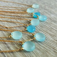 Aqua Chalcedony - Etsy