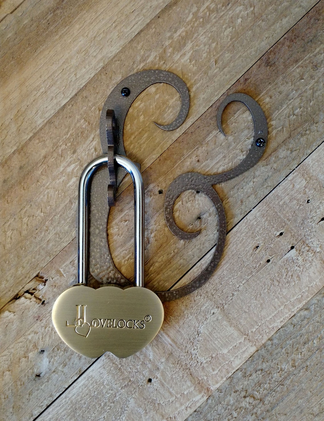 Lovelocks DIY Hasp With Love Lock Wedding Love Locks - Etsy