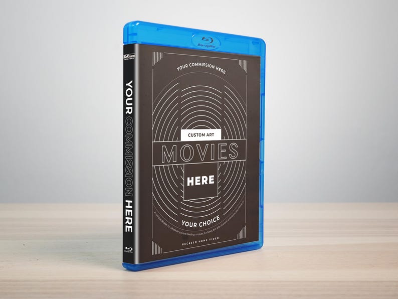 CHOOSE YOUR OWN - Custom Blu-ray Cover Commission - Etsy