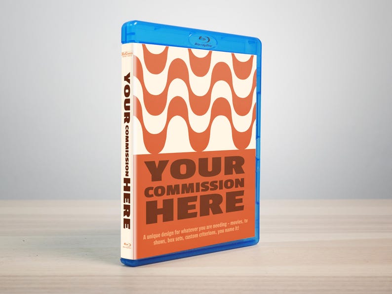 CHOOSE YOUR OWN - Custom Blu-ray Cover Commission - Etsy