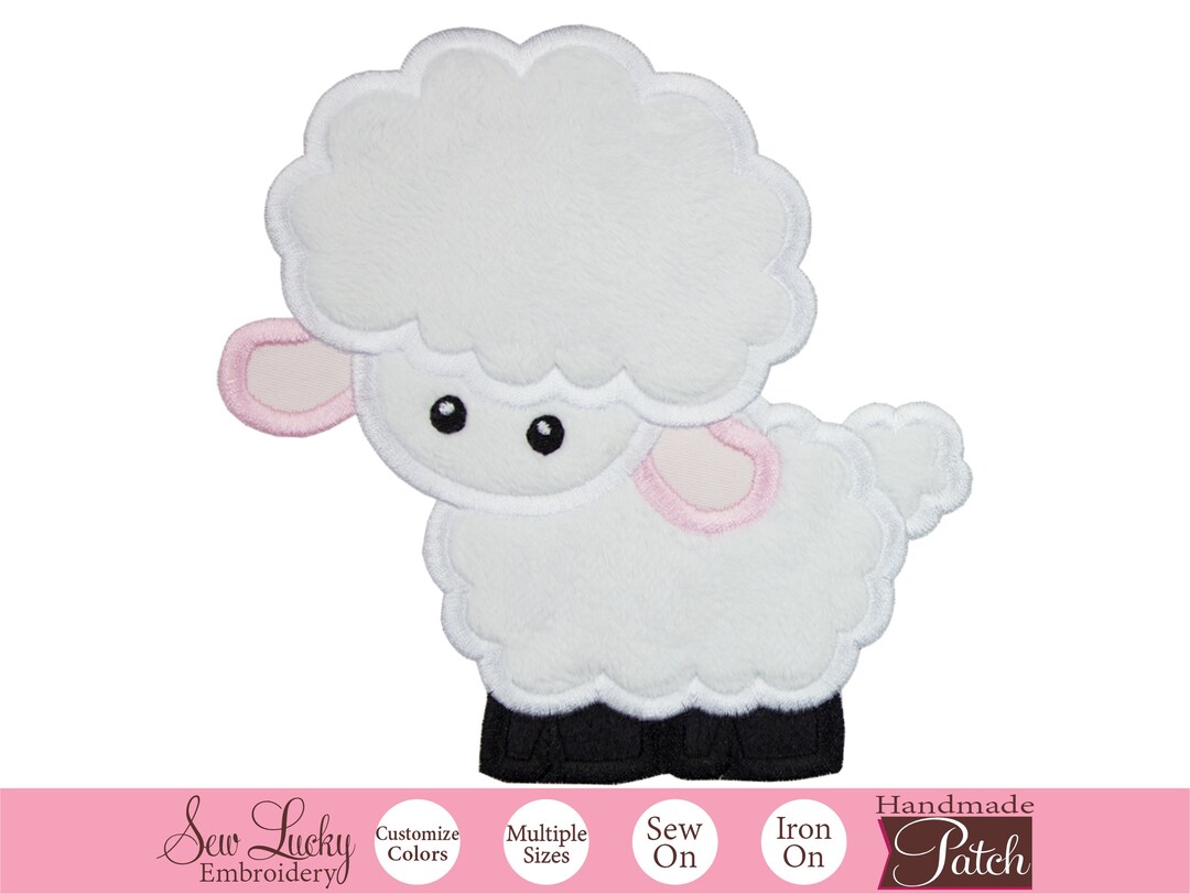 Boy Easter Lamb Patch - Animal Patch - Iron on Patch - Sew on Patch ...