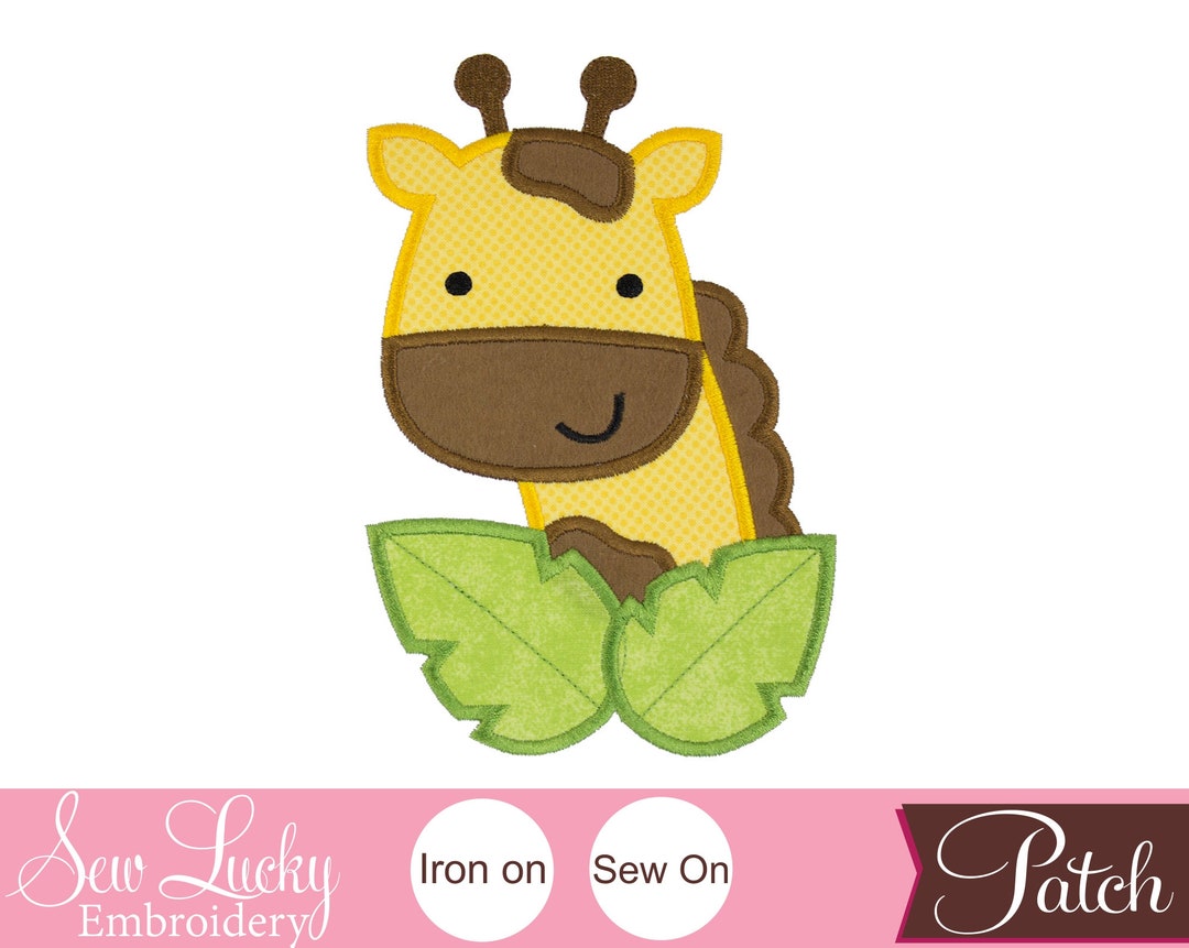 Jungle Safari Giraffe Patch Animal Patch Iron on Patch - Etsy