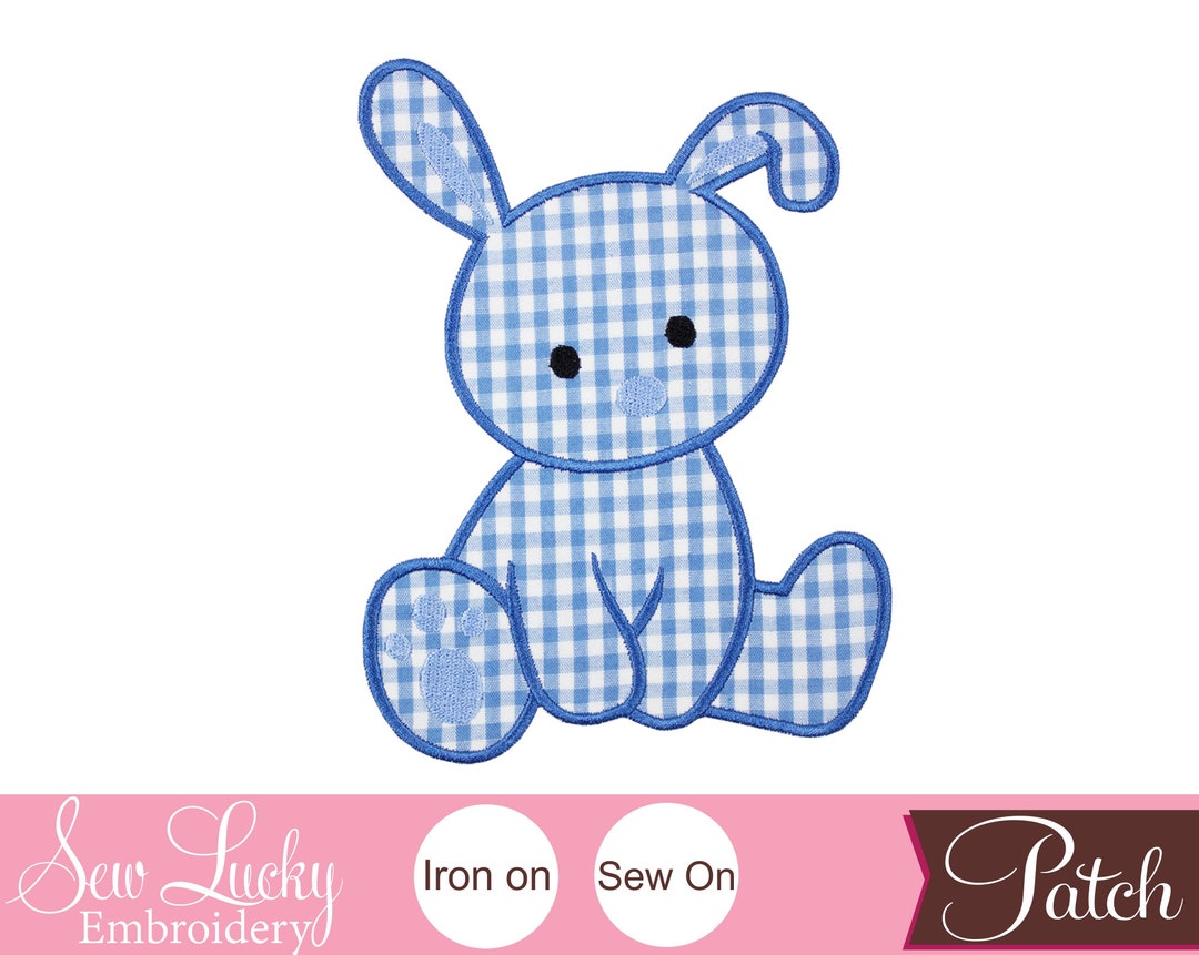 Bunny Patch Easter Patch Animal Patch Iron on Patch - Etsy