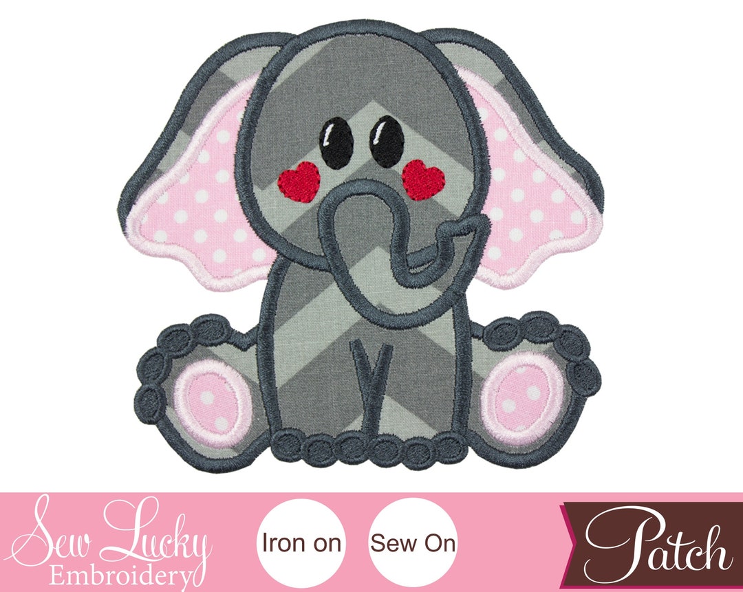 Elephant Patch Animal Patch Iron on Patch Sew on Patch - Etsy