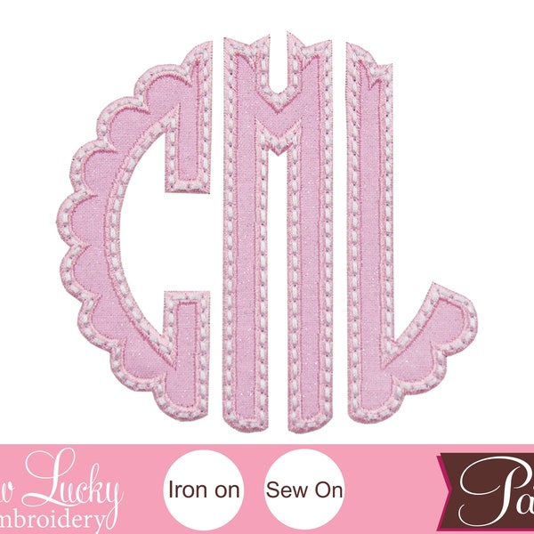 Monogram Scallop - Etsy