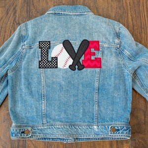 Baseball Love Patch - Sports Patch - Iron on Patch - Sew on Patch ...