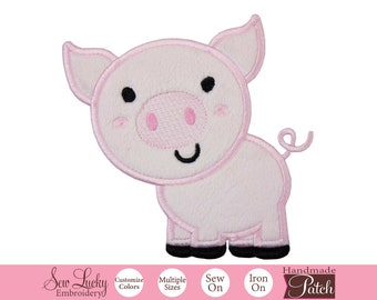 Cartoon Piggy Patch Custom Made - Etsy