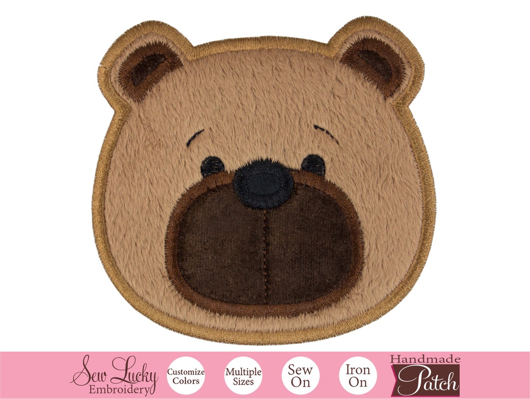 Teddy Bear Patch - Animal Patch - Iron on Patch - Sew on Patch ...
