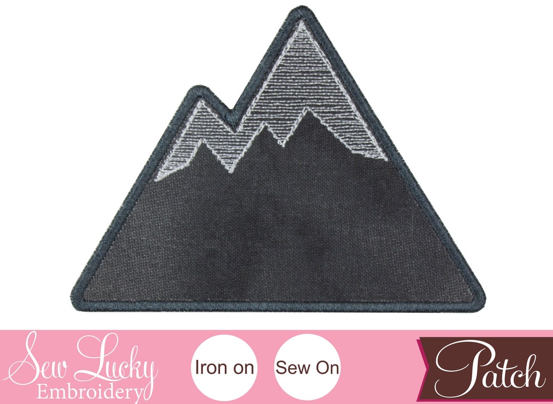 Woodland Mountain Patch Iron on Patch Sew on Patch - Etsy