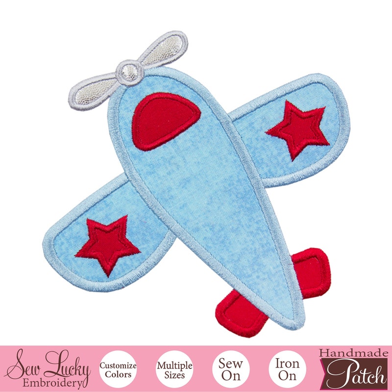 Airplane Applique - Etsy