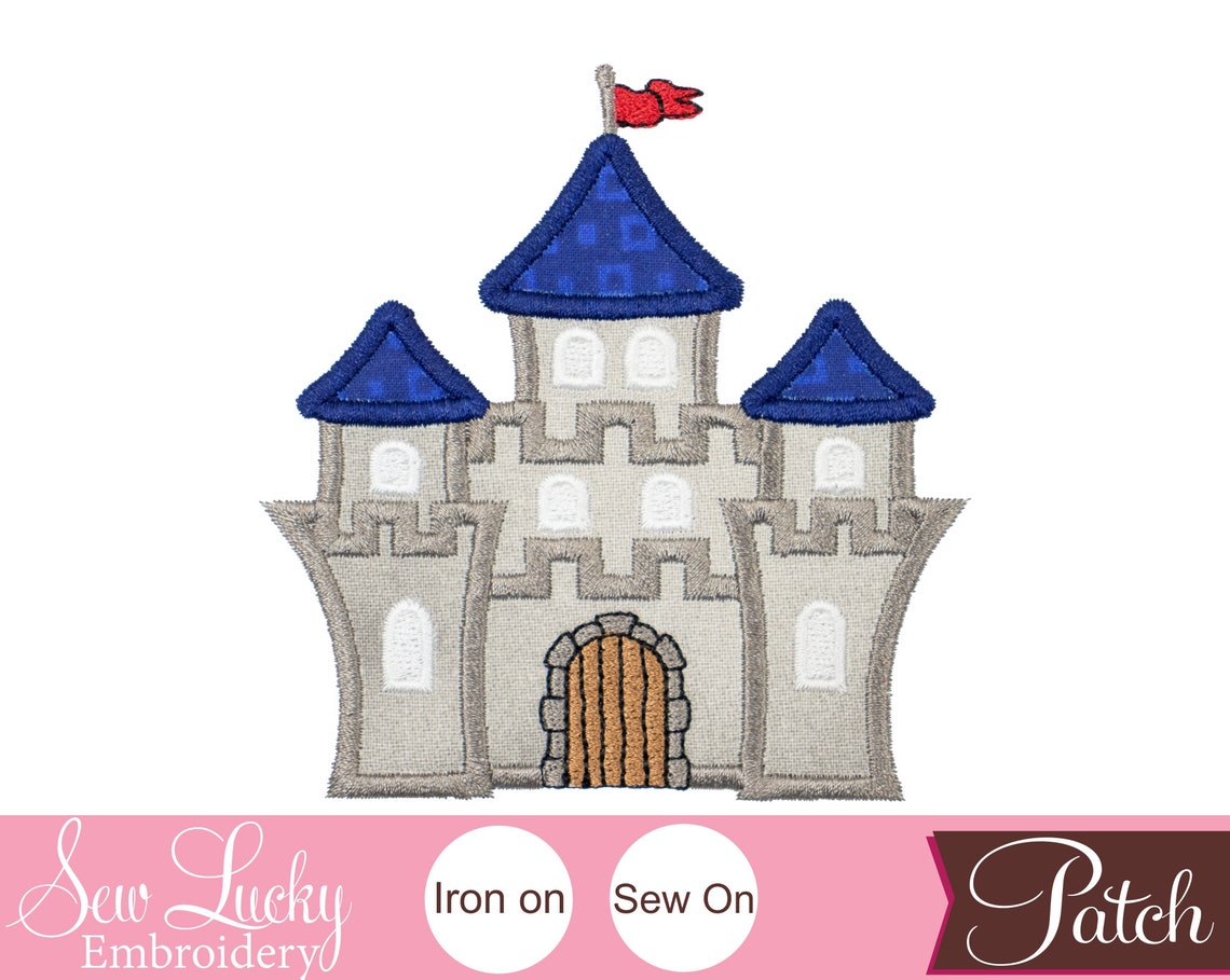 Castle Patch Iron on Patch Sew on Patch Patch Applique - Etsy