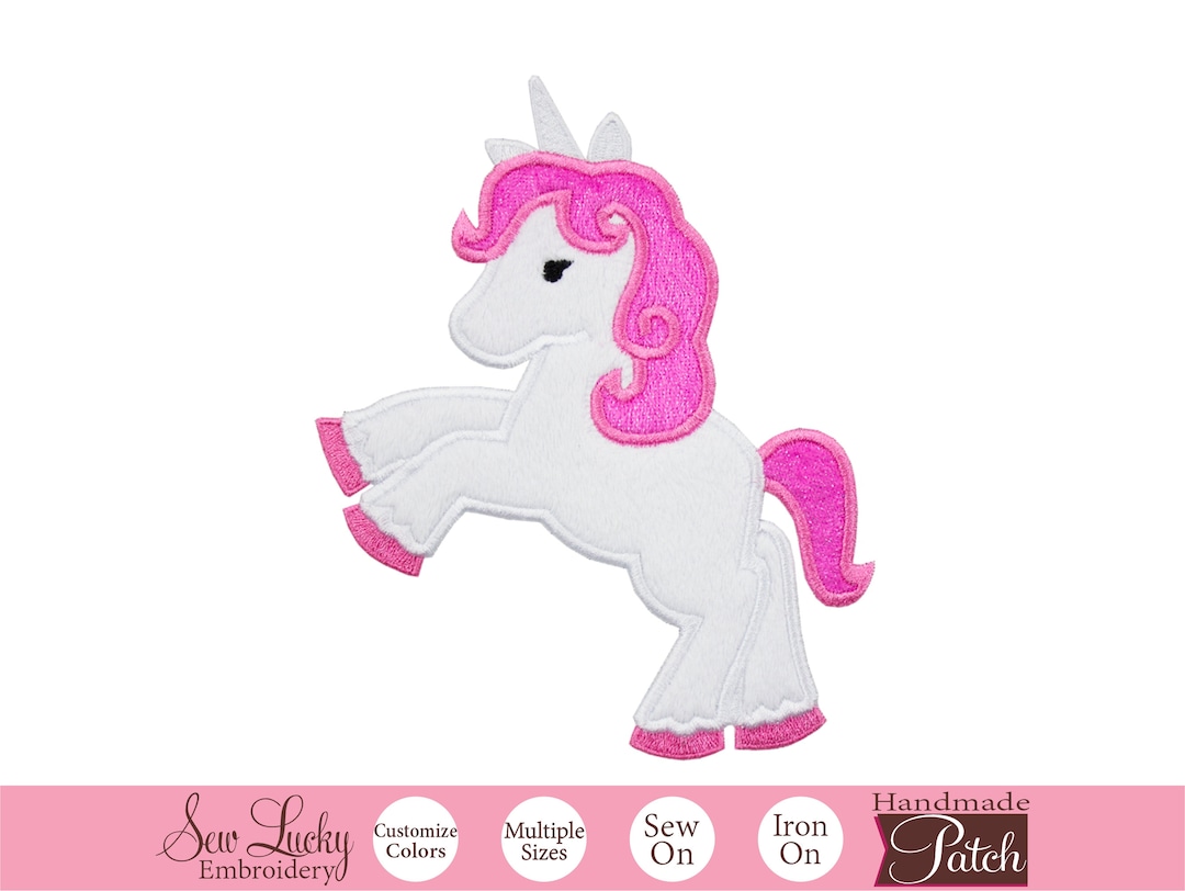 Unicorn Patch - Animal Patch - Iron on Patch - Sew on Patch - Applique ...