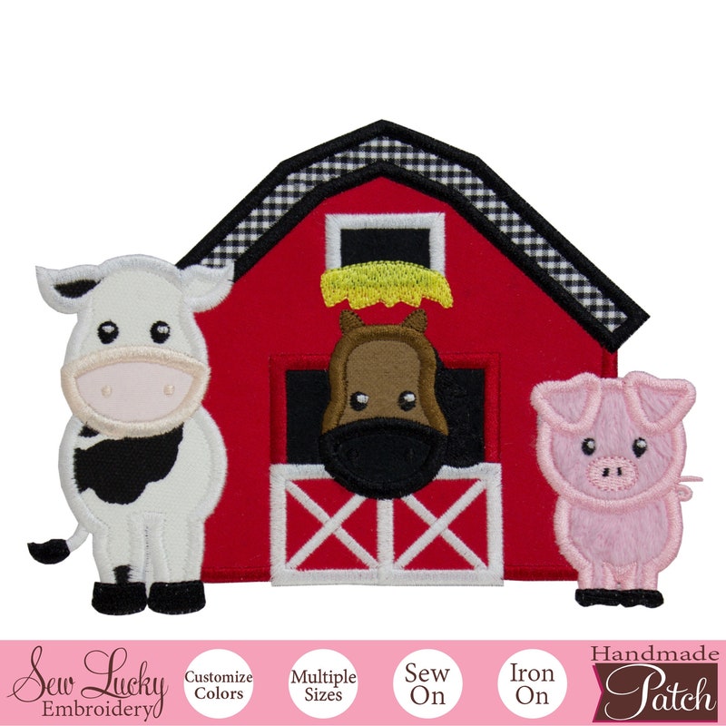 Farm Applique - Etsy