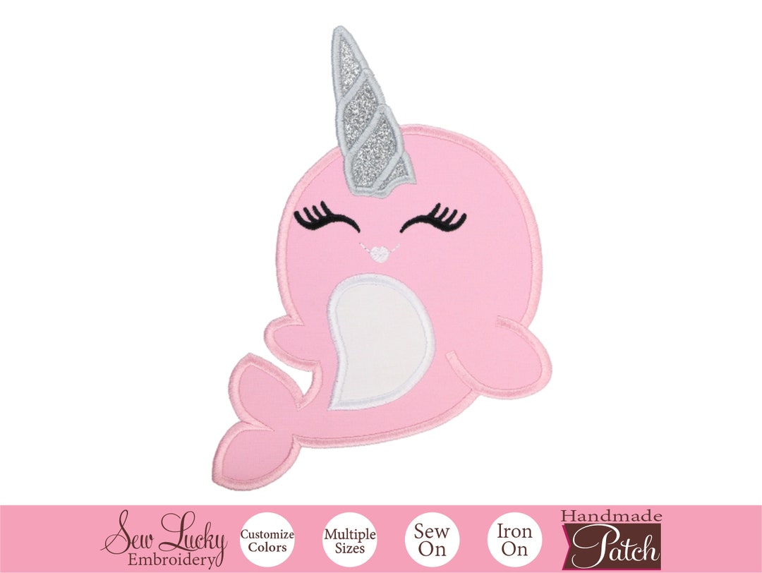 Pink Norwal Girl Patch - Animal Patch - Sew on Patch - Iron on Patch ...
