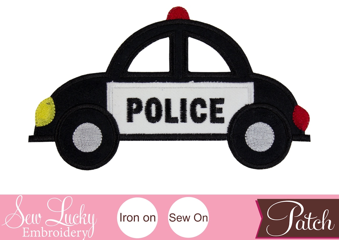 Police Car Patch Squad Car Patch Patrol Car Patch Iron - Etsy Canada