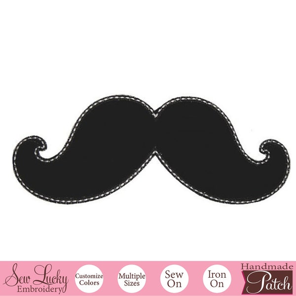 Mustache Iron On - Etsy