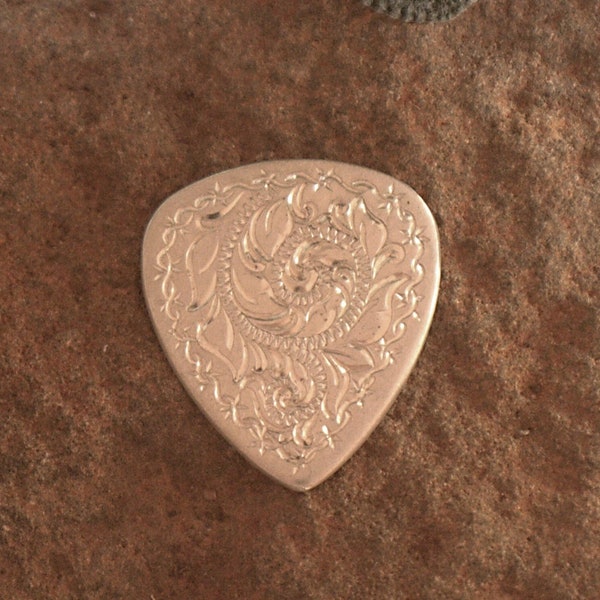 Silver Guitar Picks - Etsy