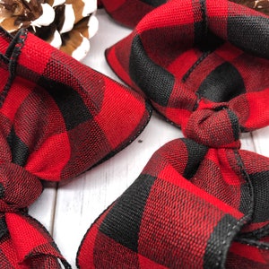 Buffalo Plaid Bow, Buffalo Check Boutique Bow, Big Bow, Christmas Bow ...