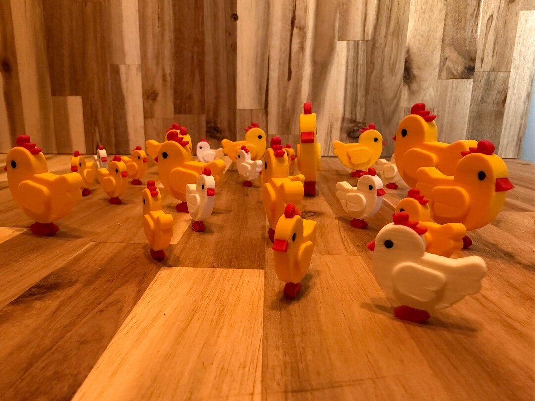 OBJ File for 3D Printing Chicken - Etsy