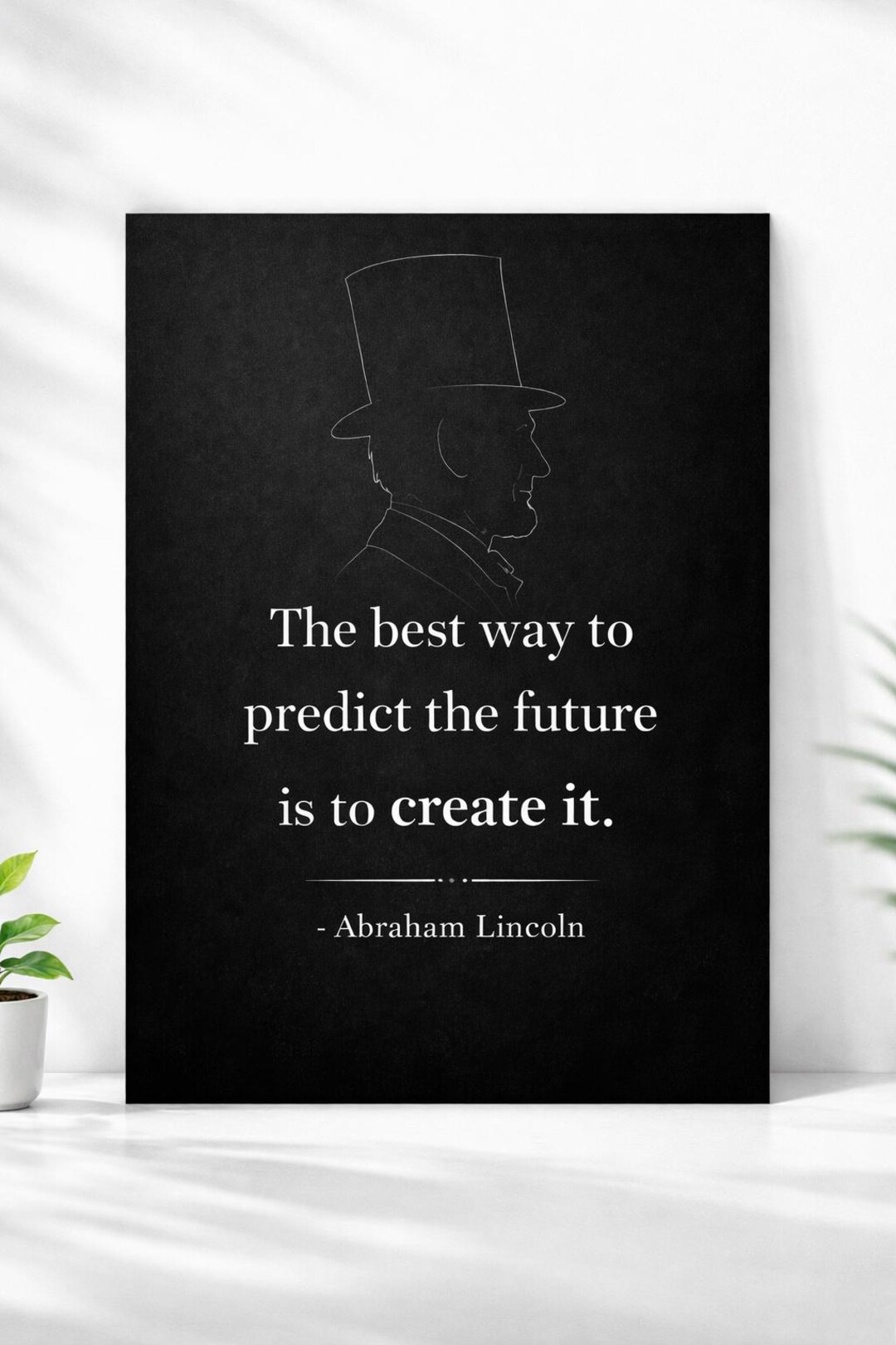 Motivational Poster /quote | Minimalist Portrait Office & Home Decor ...