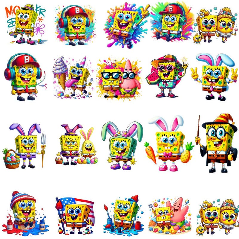 Aesthetic Spongebob - Etsy