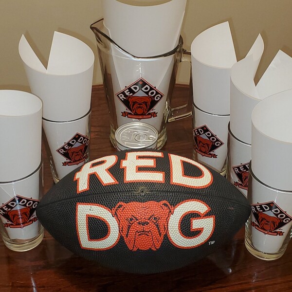 Red Dog Beer - Etsy