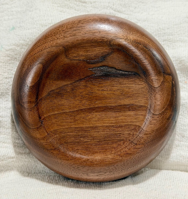 Hand Turned Food Safe Walnut Bowl - Etsy