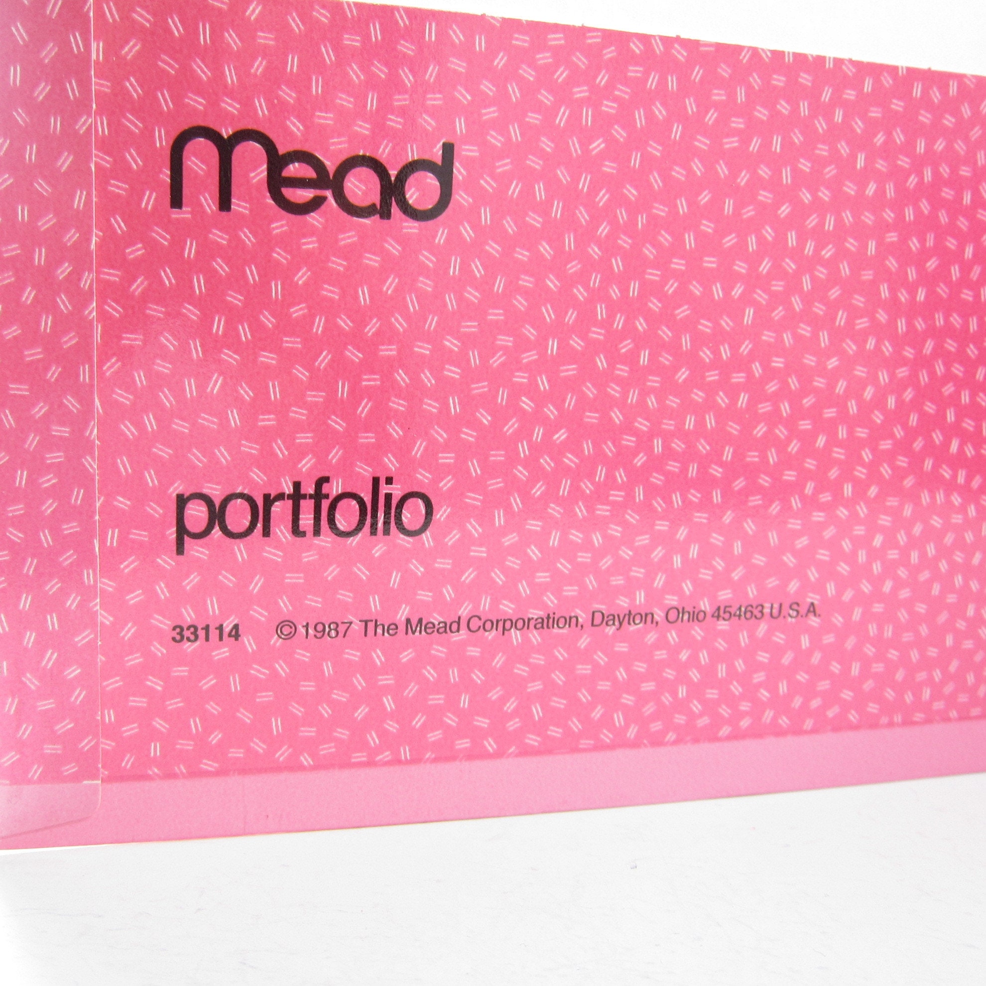 Super Shades Folder 2-pocket Portfolio Vintage 1987 Pink Retro School ...