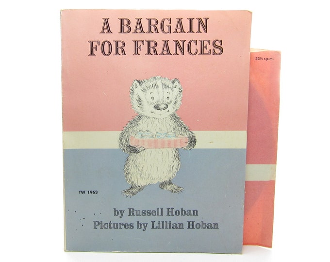 A Bargain for Frances Record & Book Set Vintage 1975 Russell Hoban Read ...