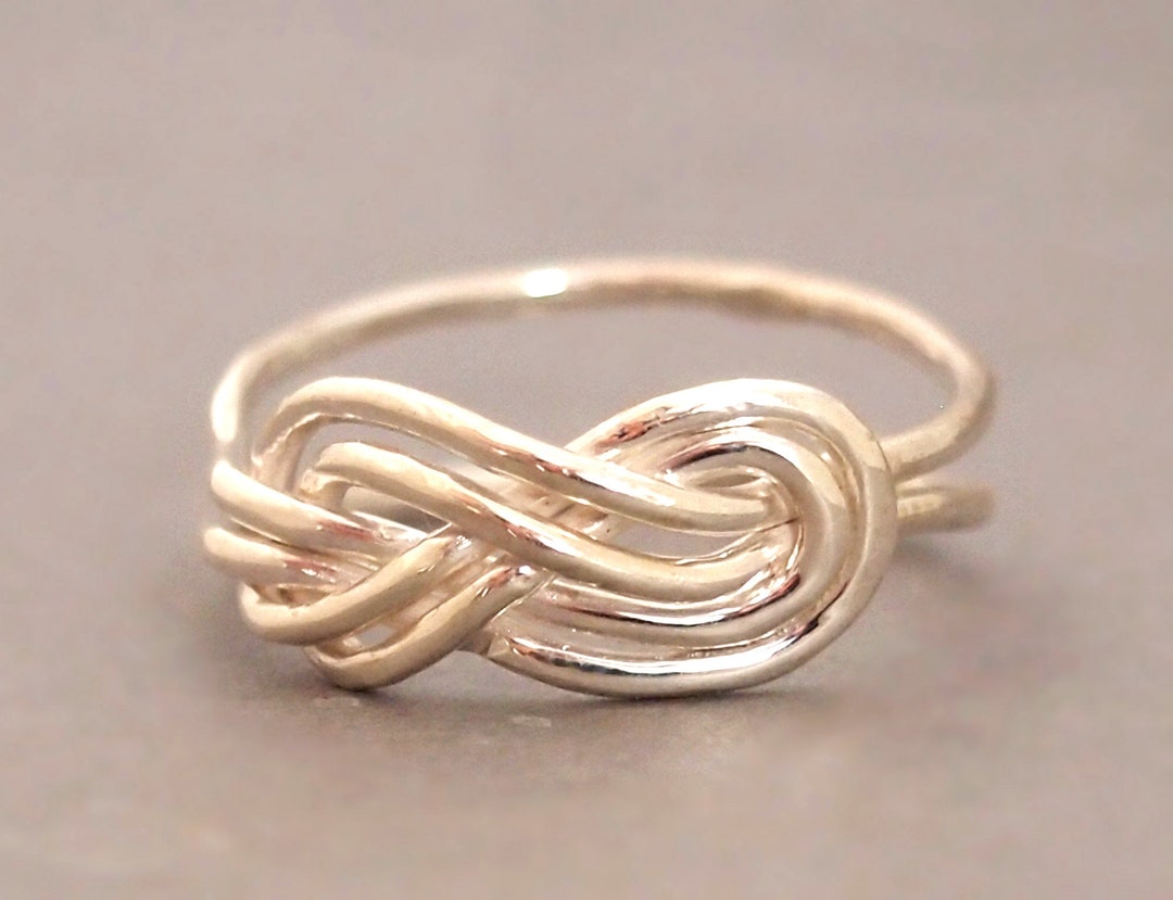 Infinity Wire Ring, Minimalist Silver Ring, Handmade to Your Size ...