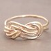 Infinity Wire Ring, Minimalist Silver Ring, Handmade to Your Size ...