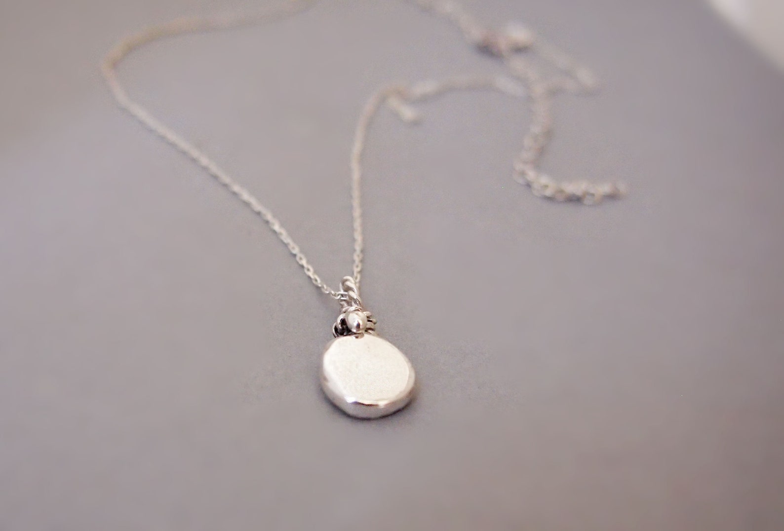 Organic Silver Protection Necklace Spiritual Jewelry Mirror | Etsy