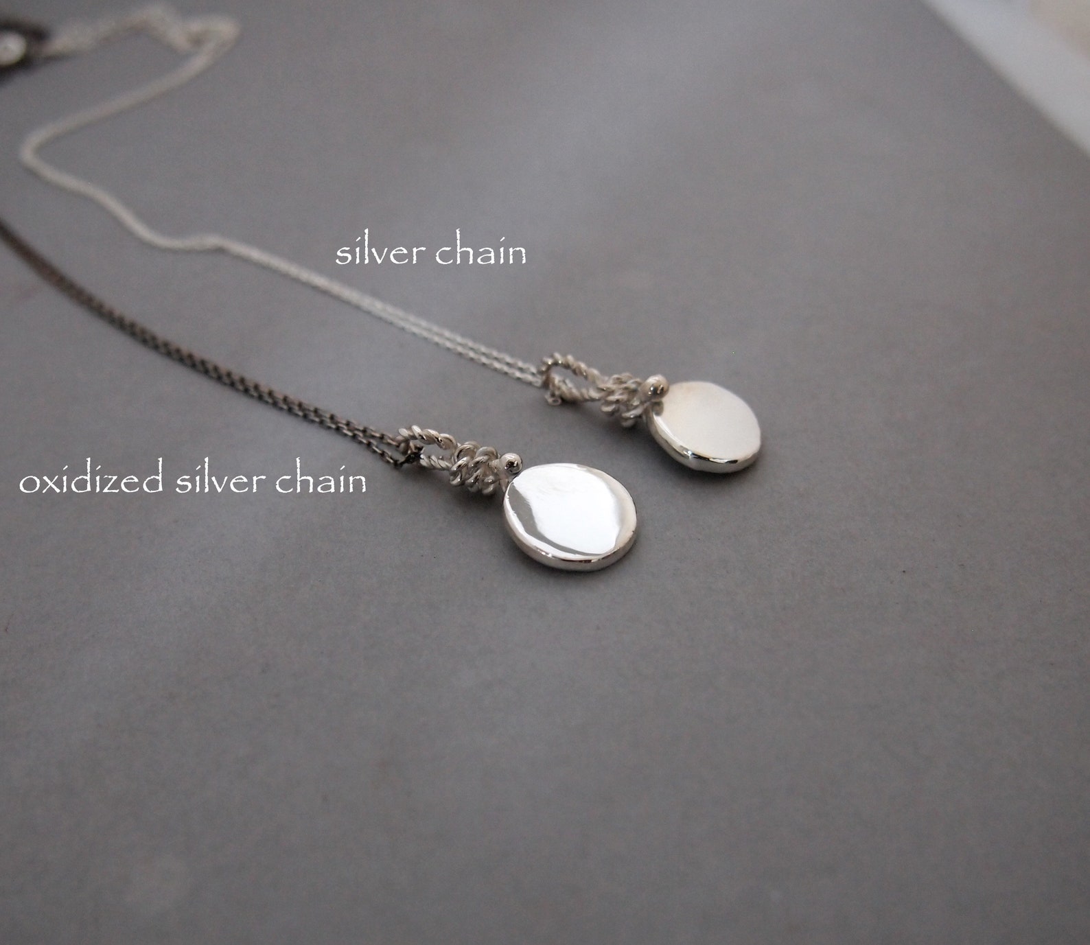 Organic Silver Protection Necklace Spiritual Jewelry Mirror | Etsy