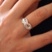 Infinity Wire Ring, Minimalist Silver Ring, Handmade to Your Size ...