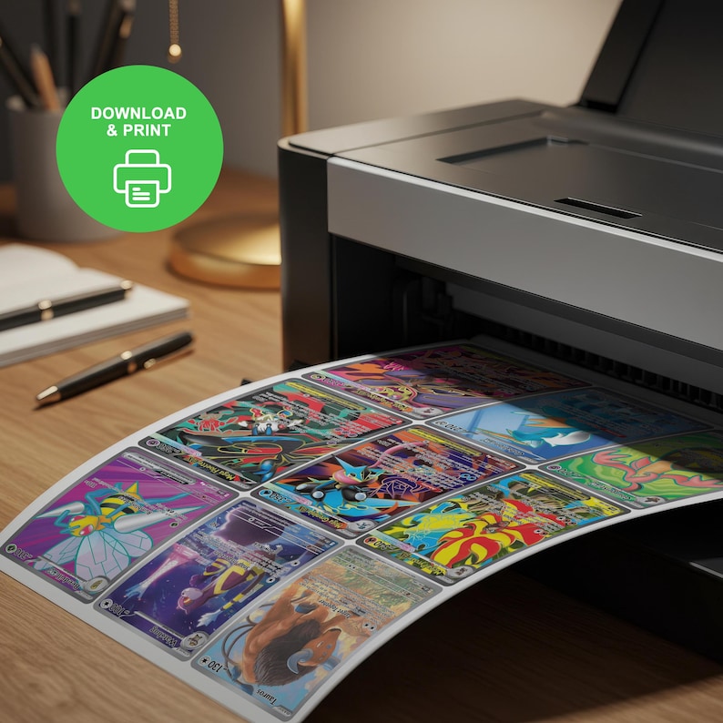 Mega Evolution: Chaos Rising Placeholders, Printable Master Set Binder ...