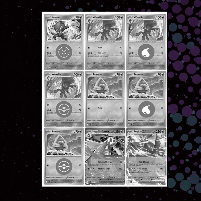 Mega Evolution: Ascended Heroes Placeholders, Printable Master Set ...