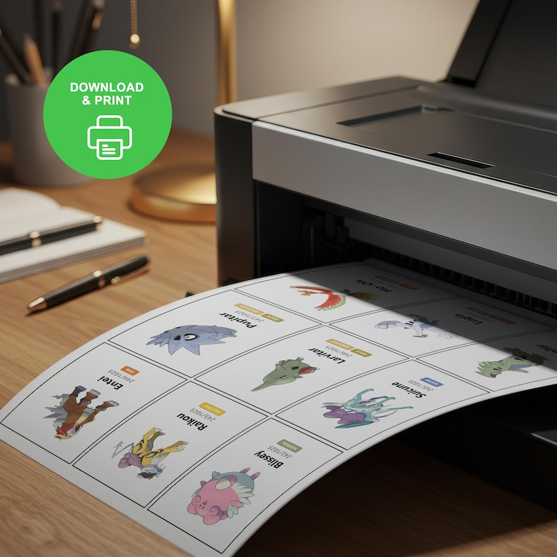 Printable Pokémon Placeholder Pages - Generation 2 Johto All Pokemon ...