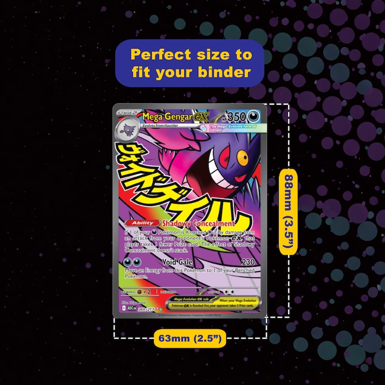 Mega Evolution: Ascended Heroes Placeholders, Printable Master Set ...